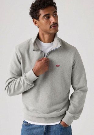 Levi's Sweatshirt ORIGINAL HM 1/4 ZIP mit Troyer-Kragen und Logo-Stickerei