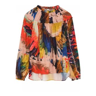 Gustav Blouse Imprim&eacute; Blush - Femme - Blouses et Chemises - Multicolore - Taille: 42 FR