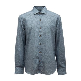 Sonrisa Fior di Cotone Hemd - - Shirts - Herren - Blau - 3XL