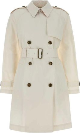 Burberry Trench-coat Belgravia - Femme - Manteaux - Blanc - Taille: 34 FR