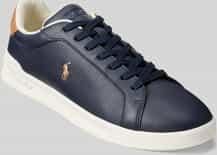 Polo Ralph Lauren Sneaker mit Logo Stitching aus echtem Leder