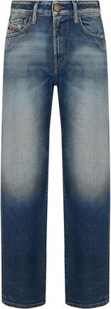 Diesel Femme, Jeans, Bleu, Taille: W23 Jean Droit Confort en Denim