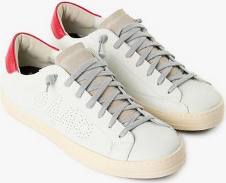 P448 Baskets John en cuir