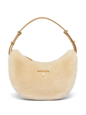 Prada sac porté épaule Arqué - Tons neutres