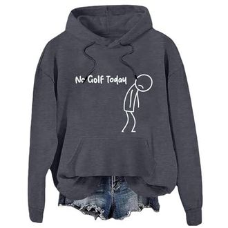 Generic Sweat &agrave; capuche pour femme - Manches longues - Col rond - Pull &agrave; capuche - Pull &agrave; col rond - Loisirs - Sport - T-shirt &agrave; manches longues - Sweat &agrave; cap