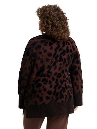 Tom Tailor Cardigan mit Leo-Print
