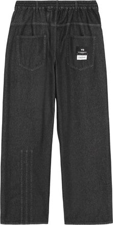 adidas Loose Fit Twill Trousers - Black
