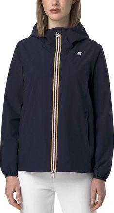 K-Way Femme, Vestes, Bleu, Taille: 40 FR Marguerite Stretch Poly Jersey