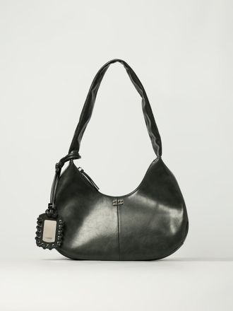 Ganni Schultertasche GANNI Damen Farbe Grau