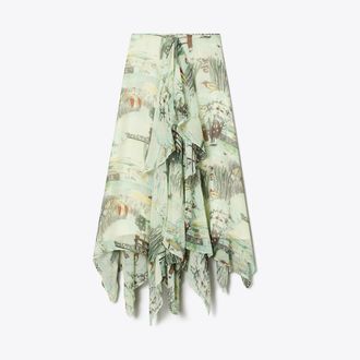 Tory Burch Bedruckter Chiffonrock