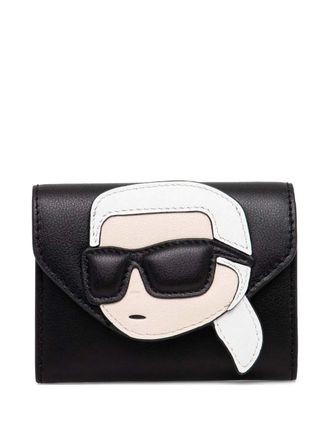 Karl Lagerfeld portefeuille Ikonik Karl - Noir