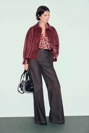 Gerard Darel Surchemise en cuir - PENNY - Bordeaux