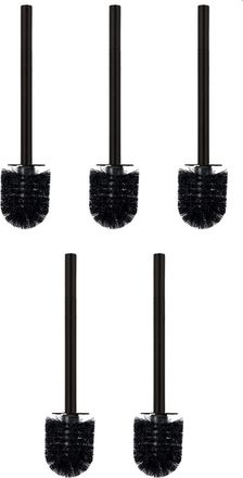 Spirella Edelstahl WC-Bürste Schwarz - Ersatz Toilettenbürste - Klobürste - Ersatztoilettenbürste - Ersatzbürste für die Serien Gemma, Jaro, Quadro matt, Tube 