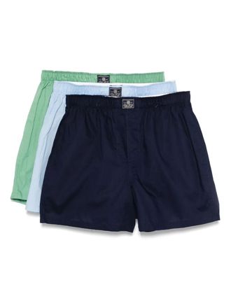 Polo Ralph Lauren Boxershorts mit Logo-Patch (3er-Set) - Grün