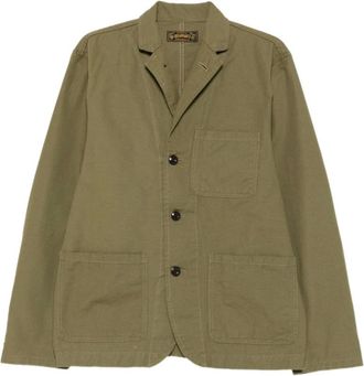 CHESAPEAKE'S Homme, Vestes, Vert, Taille: 2XL Veste &agrave; revers crant&eacute;