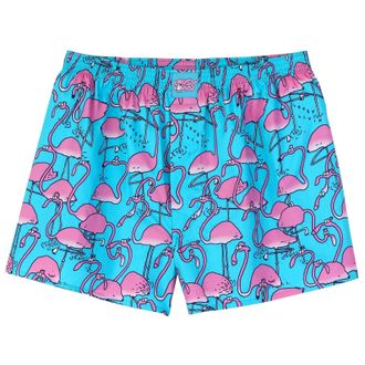 Lousy Livin Underwear Greater Flamingos Boxershorts (Scuba Blue, XXL)