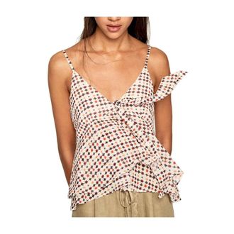 Pepe Jeans London &Auml;rmellose Spitzen - - Tops - Damen - Beige - XS