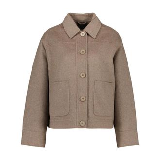 Smith & Soul Wollmischungs-Hemdjacke - - Jackets - Damen - Braun - XS