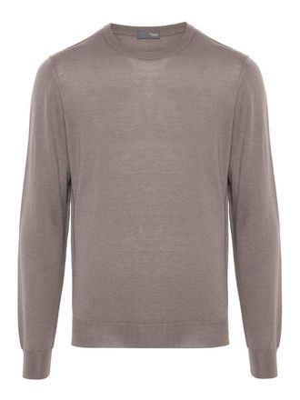 Drumohr Pull Col Rond - Gris