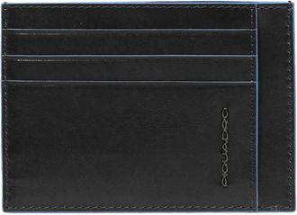 Piquadro Homme, Accessoires, Noir, Taille: ONE Size Porte-cartes de cr&eacute;dit homme fin en cuir avec protection Rfid
