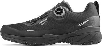 Icebug Rover 2 GTX Chaussures dextérieur polyvalentes imperméables et antidérapantes pour femme Système BOA Fit, Black Slategrey, 45.5 EU