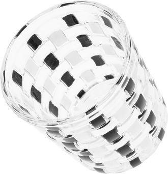 Cabilock Eleganter Schwarz weißer Zahnbürstenbecher mit Klassischem Schachbrettmuster Kompakt und Tragbar als Badezimmer Reisebecher für Familien und Unterwegs