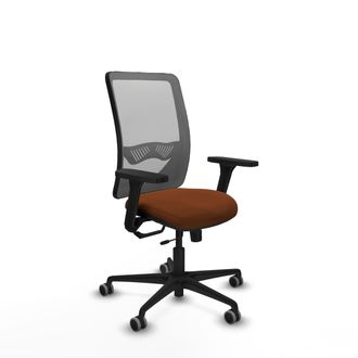 Piqueras y Crespo Schreibtischstuhl mit Rollen Parquet Zulema mit 3D-Armen, h&ouml;henverstellbare Lendenwirbelst&uuml;tze, ausgestattet mit Syncro/Traslack und Schneideschaum, G