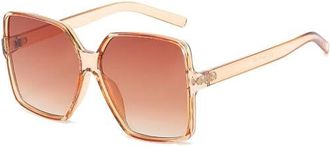 Generic Lunettes De Soleil &Agrave; Monture Large For Hommes Et Femmes, Id&eacute;ales For Les Vacances En Plein Air La Conduite(Orange)