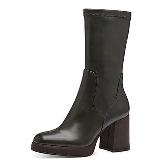 Marco Tozzi Femme 2-25345-41 Bottines &agrave; Talons, Olive, 38 EU