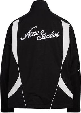 Acne Studios Veste de surv&ecirc;tement brod&eacute; &agrave; col montant