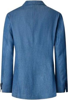 Fa&ccedil;onnable Blazer slim &agrave; double boutonnage en coton