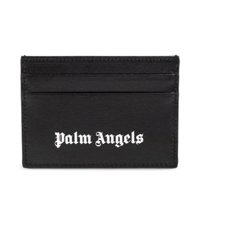 Palm Angels Homme, Accessoires, Noir, Taille: ONE Size Porte-cartes Logo Classique