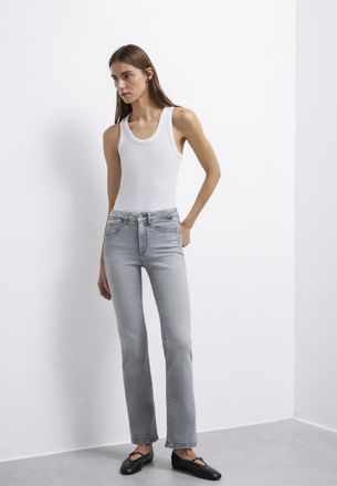 Mavi Damen Maria Jeans, Grey Brushed Glam, 26/32