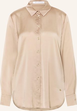 Betty&Co Betty&Co Hemdbluse Aus Satin beige