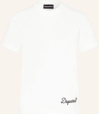 Dsquared2 T-Shirt Signature Just Right Fit weiss