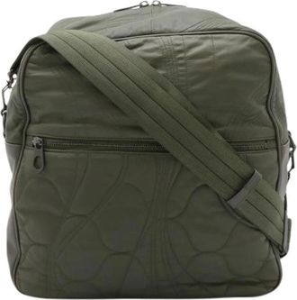 Bottega Veneta Sac bandouli&egrave;re en cuir Pre-owned Vert kaki - Femme - Pre-owned - Vert - Taille: ONE Size
