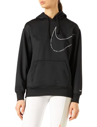 Nike Damen Nk Tf Hbr Grx Al TFC Po Hd Kapuzenpullover, Black/White, S