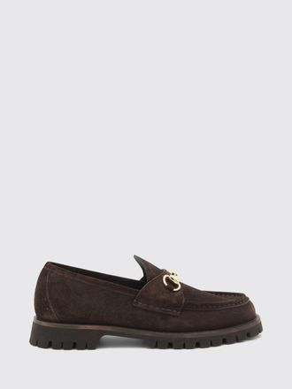 Gucci Penny-Loafer aus Veloursleder mit Horsebit-Detail und gezackter Sohle
