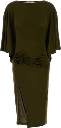 Blumarine Femme, Robes, Vert, Taille: 40 FR Robe en jersey
