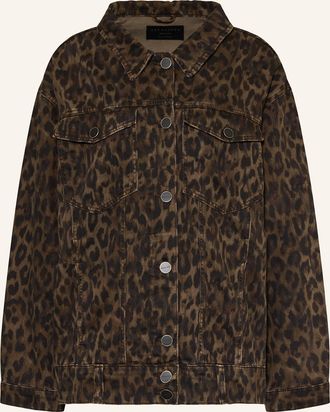 AllSaints Allsaints Oversized-Jeansjacke Willow braun