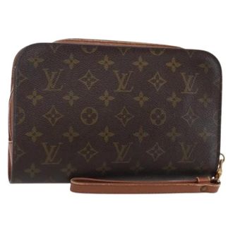 Louis Vuitton Pochette en toile Pre-owned - Femme - Pre-owned - Brun - Taille: ONE Size