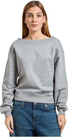 Karl Lagerfeld Femme, Sweatshirts et sweats à capuche, Gris, Taille: 42 FR Pulls Gris