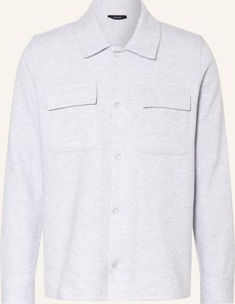 Reiss Reiss Jersey-Overshirt Maxwell grau