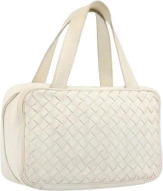 Bottega Veneta Sac &agrave; main vintage doccasion - Femme - Pre-owned - Blanc - Taille: ONE Size