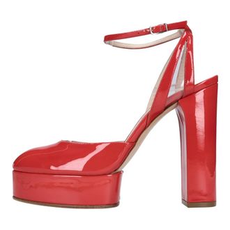 Casadei Lackleder Slingback-Pumps - - Shoes - Damen - Rot - 37 EU