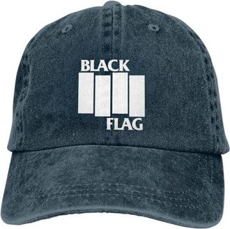 Generic Casquette de baseball avec drapeau noir et blanc - Casquette &agrave; visi&egrave;re pour homme et femme - Cadeau id&eacute;al