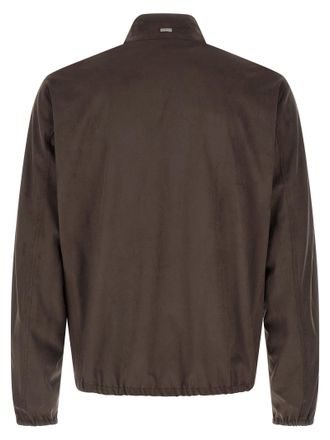Herno Mens Brown Polyester Jacket Clothing