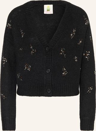 Princess Goes Hollywood Princess Goes Hollywood Strickjacke Mit Schmucksteinen Und Glitzergarn schwarz