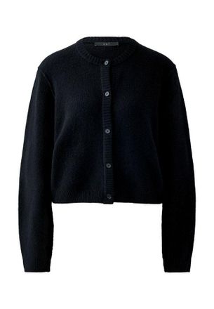 Oui Strickjacke ILAYA L&auml;ssig geschnitten Rundhals