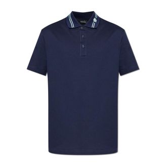 Versace Baumwoll-Polohemd - - Tops - Herren - Blau - S